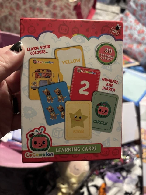 COCOMELON FIRST LEARNING Cards Alphabet Spelling 30 Cards Double Sided ...