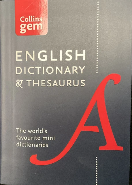 ENGLISH GEM DICTIONARY and Thesaurus: The world's favourite mini ...