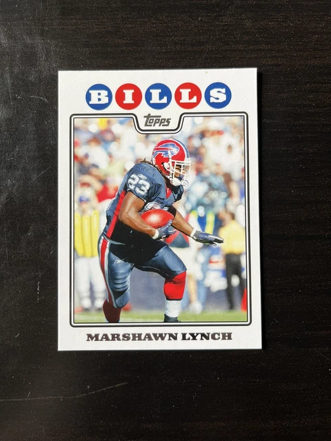 2008 TOPPS #79 Marshawn Lynch Buffalo Bills Running Back carte football ...