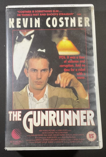 THE GUNRUNNER, VHS Video, Kevin Costner, Cert 15 Movie £2.00 - PicClick UK