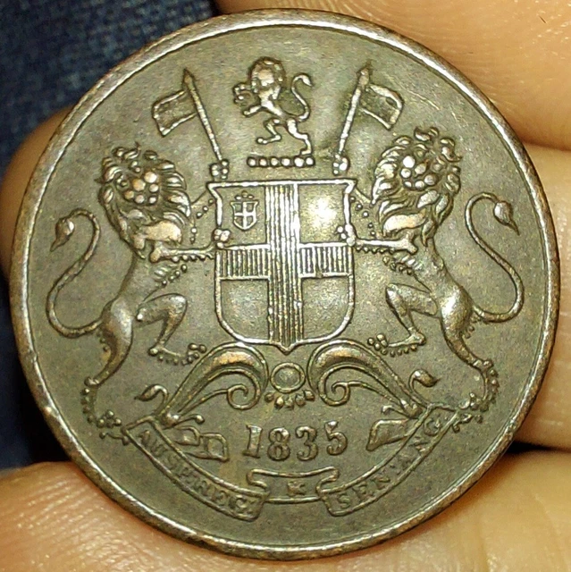 UN QUART ANNA 1835 Inde India EUR 5,00 - PicClick FR