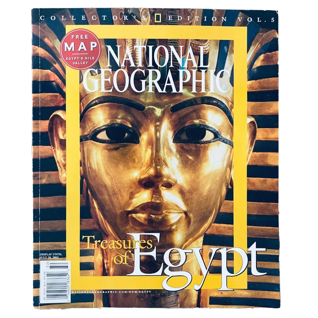 NATIONAL GEOGRAPHIC TREASURES of Egypt Collectors Edition 5 Magazine ...