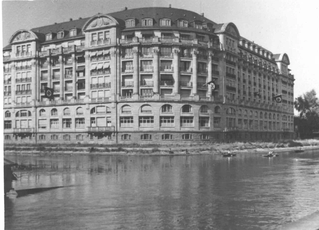 FOTO REPRO 15X10 FOTOS 12. Baden Straßburg, Versicherungsgebäude mit ...