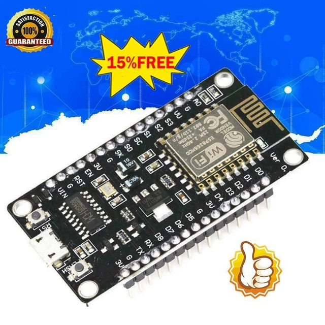 ESP8266 CH340G NODEMCU V3 Lua NodeMCU Breakout Expansion Board Development Board EUR 2,48 ...