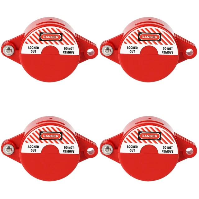 4 PIECES CIRCUITS Cable Valve Maintenance Tool Gate Valves Lockout ...