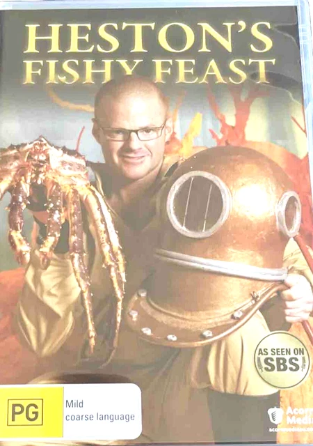 HESTON'S FISHY FEAST Celebrity Chef Cooking Seafood DVD 2010 Region 4 ...