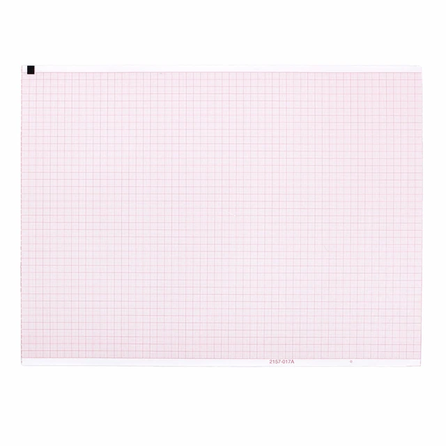 ECG PAPER 8 Pack Z-Fold Welch Allyn Compatible Generic Red Grid Chart ...