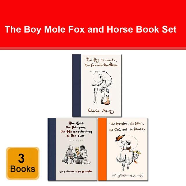 SET OF 3 Books The Boy Mole Fox and Horse, Woman the Mink the Cod and ...