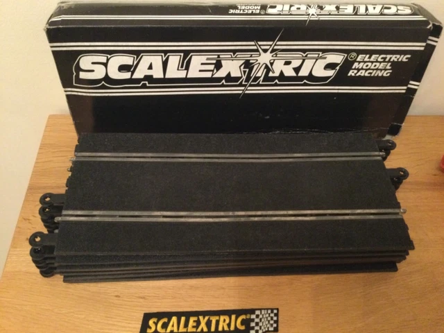 SCALEXTRIC CLASSIC TRACK - 6 x STANDARD STRAIGHTS - C160 EXCELLENT ...