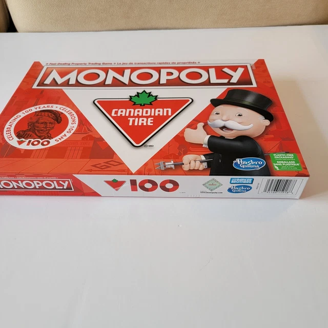 MONOPOLY CANADIAN TIRE 100th anniversary Canadian edition - Brand new $36.50 - PicClick CA