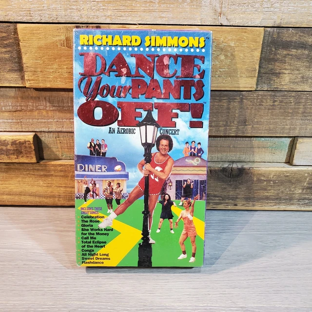 RICHARD SIMMONS - Dance Your Pants Off VHS 2001 Workout New Year New ...