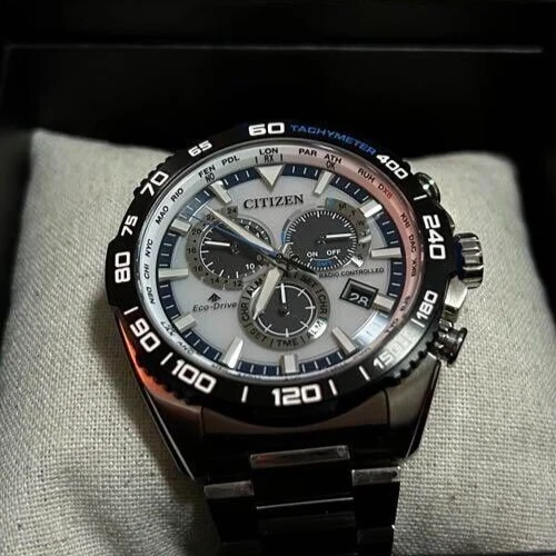CITIZEN PROMASTER LAND Eco-Drive CB5034-91A Solar Radio Men's Watch in ...