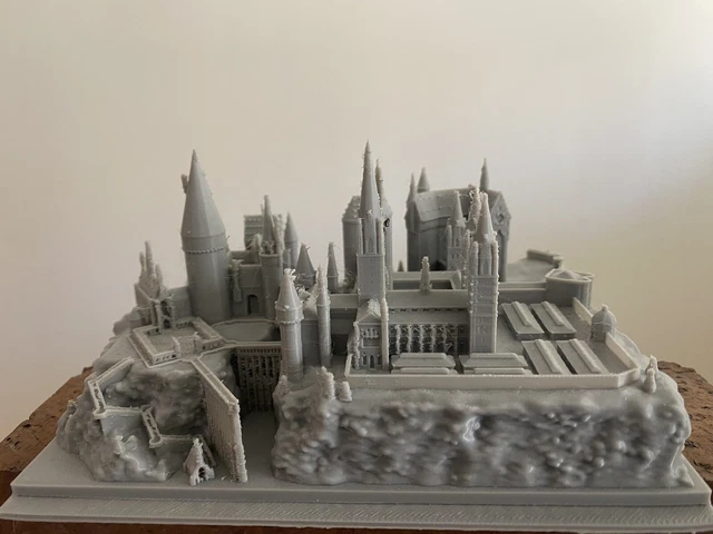 HARRY POTTER HOGWARTS castle model Miniature 3D Printed Wizarding World ...