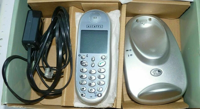 RARE TELEPHONE SANS Fil Dect Et Son Clavier Sms Alcatel Versatis 1190 ...
