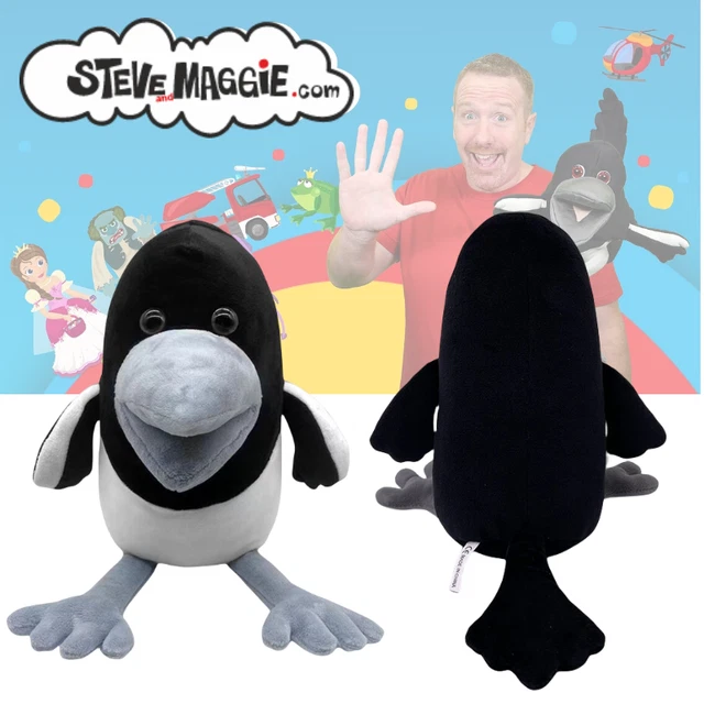 22CM STEVE AND Maggie Crow And Magpie Plush Toy Compressed Stuffed ...
