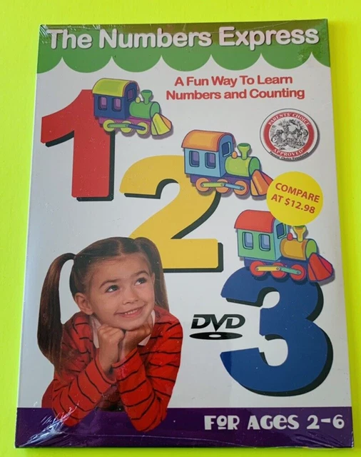 THE NUMBERS EXPRESS: A Fun Way To Learn Numbers and Counting DVD $5.47 ...