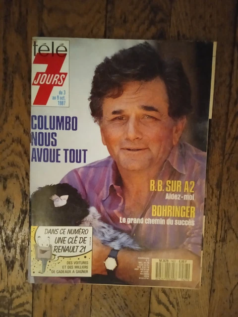 MAGAZINE TÉLÉ 7 jours de 1987 - Peter Falk, Columbo EUR 5,00 - PicClick FR