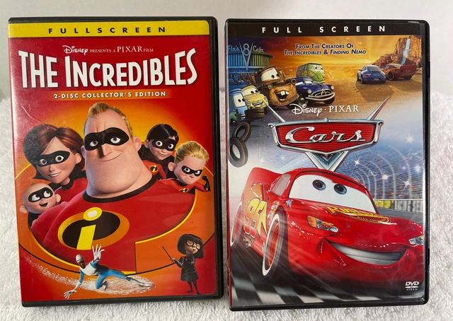 2 DISNEY PIXAR DVD's- The Incredibles- Collector's Edition 2-Disc ...