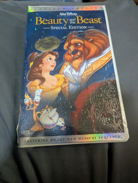 SPECIAL EDITION BEAUTY and the Beast Platinum Edition VHS **SEALED ...