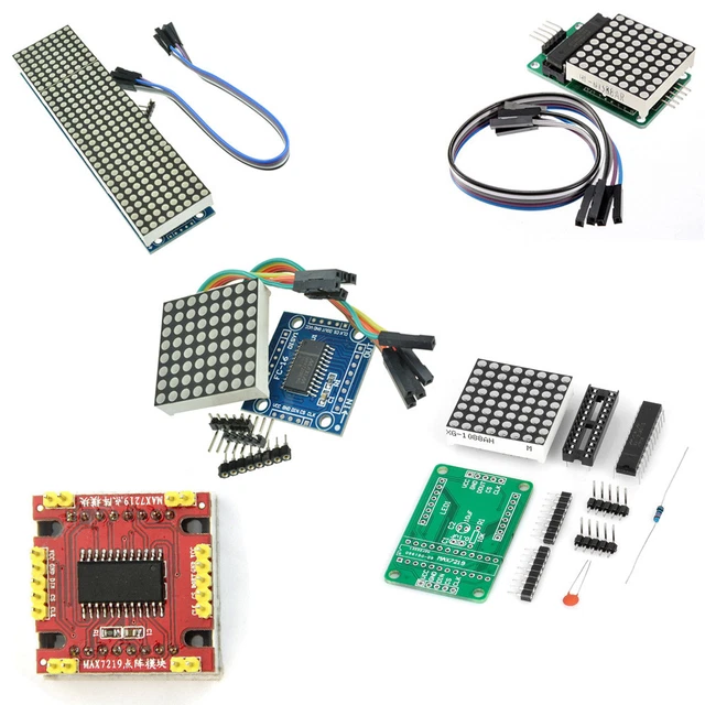 Max7219 8x8 Led Matrix Modul Punktmatrix Für Arduino Raspberry Pi Eur 2