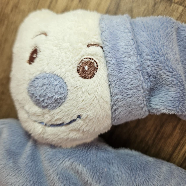BUKOWSKI BEDTIME BEAR Teddy Blue Night Hat Soft Toy Plush Comforter ...