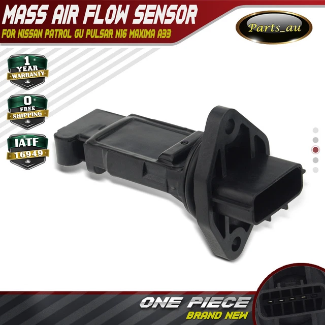 MASS AIR FLOW Meter AFM MAF Sensor for Nissan Patrol GU Pulsar N16 ...