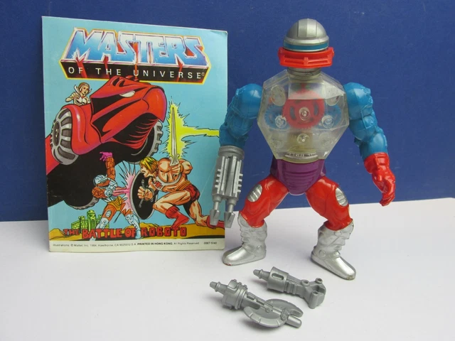 COMPLETE VINTAGE HE MAN ROBOTO ACTION FIGURE MOTU masters of the ...
