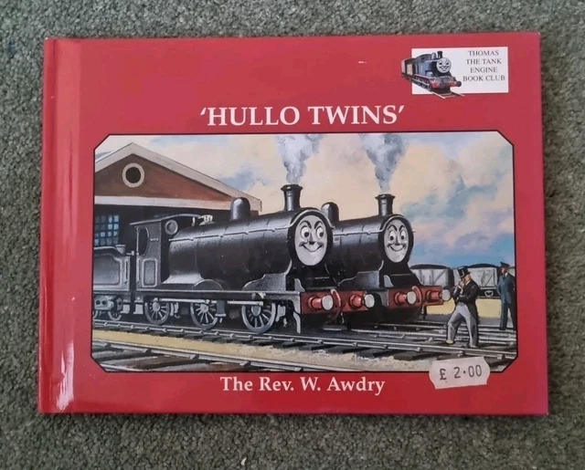 THOMAS THE TANK Engine Book Club, HULLO TWINS By Rev W Awdry Grolier £2 ...