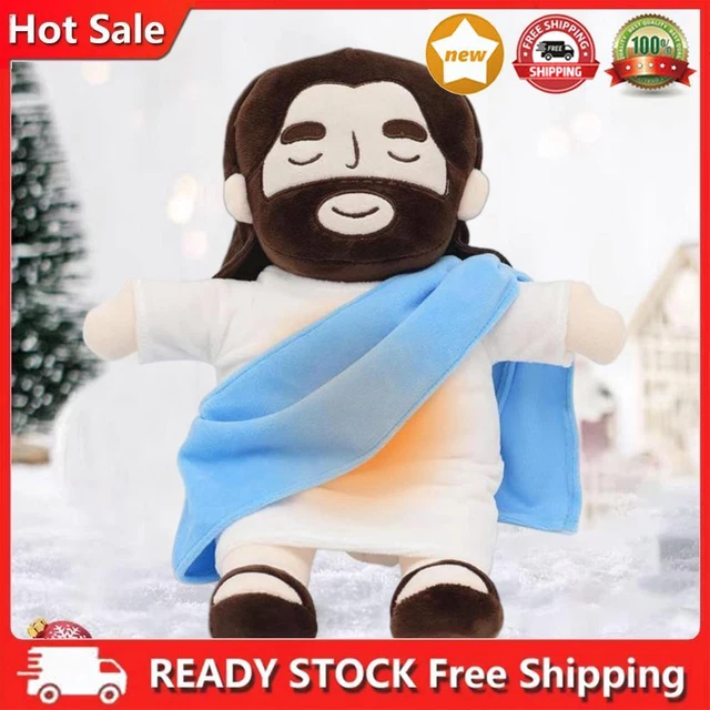JESUS STUFFED ANIMAL Soft Soothing Jesus Plushies Religious Easter Gift ...