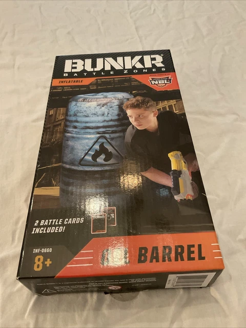 NEW BUNKR BATTLE Zones Inflatable OIL BARREL Bunker NBL Paintball ...