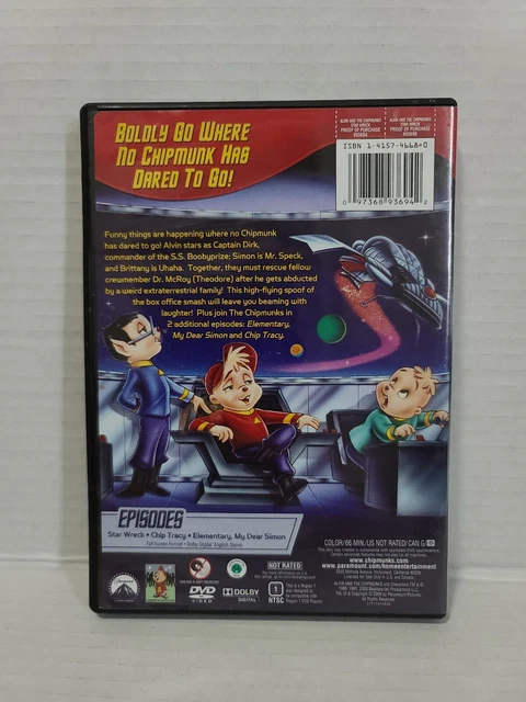 ALVIN AND THE Chipmunks Go to the Movies: Star Wreck (DVD, 2009, Gently ...