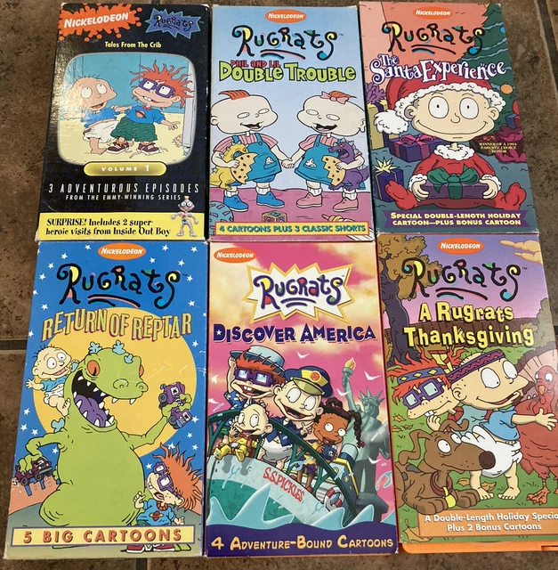 RUGRATS VHS LOT of 6 - 90's cartoon Nickelodeon VHS Vintage. rugrats ... RUGRATS VHS LOT of 6 - 90's cartoon Nickelodeon VHS Vintage. rugrats ...