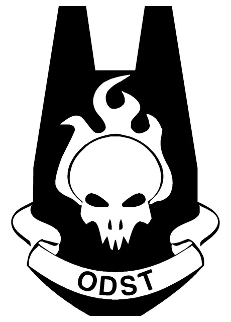 HALO ODST VINYL sticker, decal for Consoles, laptops, Cosplay, Car ...