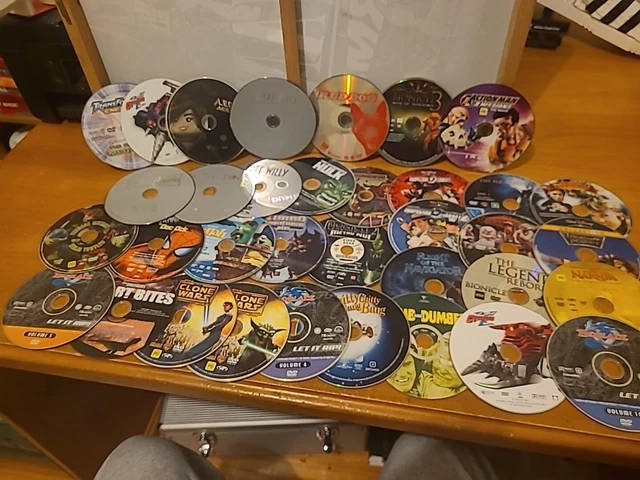 BULK LOT OF 35 Kids DVDS Mixed Lot of FAMILY & CHILDREN'S Movies (Discs ...