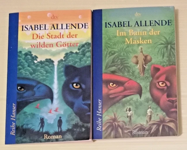 DIE STADT DER wilden Götter + Im Bann der Masken / Isabel Allende EUR 4 ...