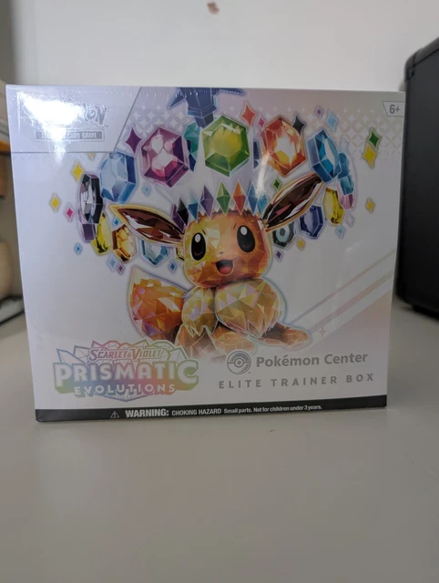 POKÉMON TCG PRISMATIC Evolution Pokemon Center Elite Trainer Box ETB ...