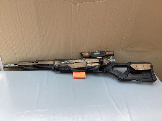 WORKING NERF LONG Strike Rifle Modified For Cosplay (? Call Of Duty ) £ ...