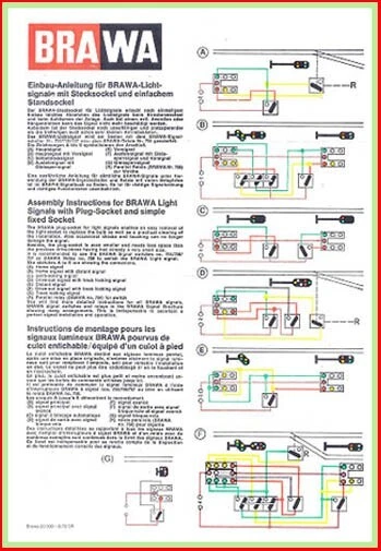 BRAWA EINBAUANLEITUNG (1) - für H0 Lichtsignale mit Stecksockel ...