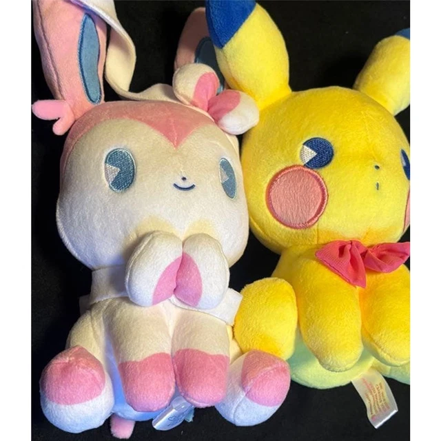 POKÉMON SYLVEON NYMPHIA Pikachu MIX AU LAIT Lemonade Plush Toy Japan ...