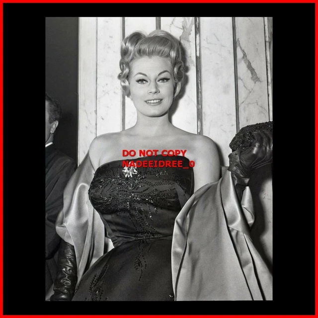 Anita Ekberg Blonde Bombshell Swedish Miss Model Actress Pin Up Sexy 8x10 Photo 999 Picclick
