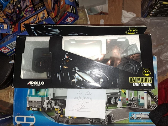 BATMAN RETURNS RADIO Controlled Batmobile Apollo Tokyo Japan 1991 Nib £ ...