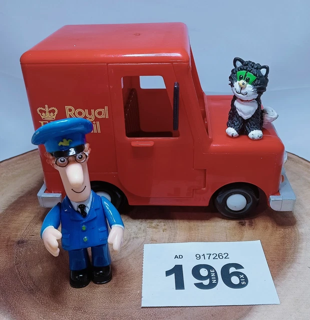 VINTAGE POSTMAN PAT & Jess Van & Figure Royal Mail Red Van PAT 1 Toy ...