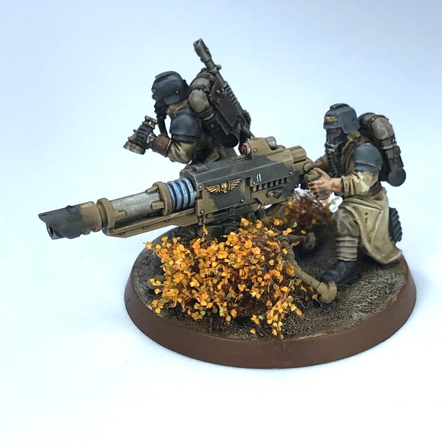 DEATH CORPS OF Krieg Lascannon Team Imperial Guard - Warhammer 40K GW ...