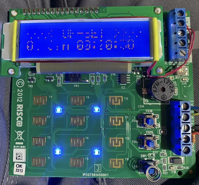 RISCO / GARDTEC LCD Screen Keypad Repairs £29.99 - PicClick UK