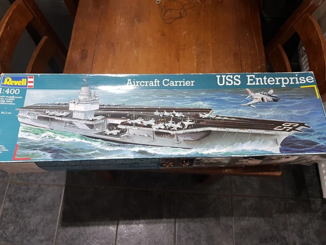 REVELL USS ENTERPRISE Aircraft Carrier 1/400 scale Model 05087 £90.00 ...
