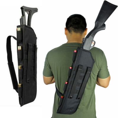 NEW TACTICAL MOLLE Shotgun Rifle Scabbard Shoulder Holster Gun Storage ...