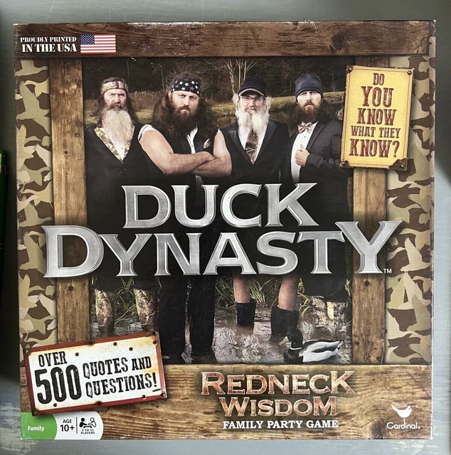DUCK DYNASTY REDNECK Wisdom Trivia Board Game Family Party Game Night ...