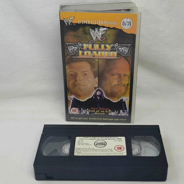 WWF FULLY LOADED 1999 Silver Vision VHS Video Tape WWE WCW ECW Wrestling PAL £5.50 - PicClick UK