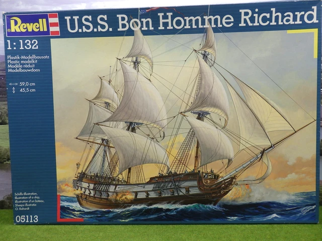 REVELL 05113 1:132 Bausatz U.S.S. Bon Homme Richard in OVP (VU) D2177 ...