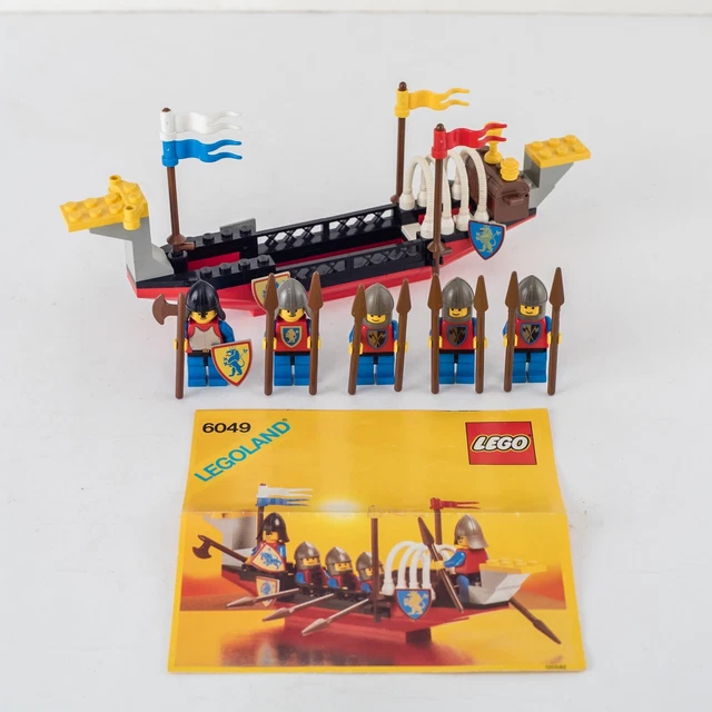LEGO 6049 BARCA per Trasporto Tesoro con Armigeri / Viking Voyager ...